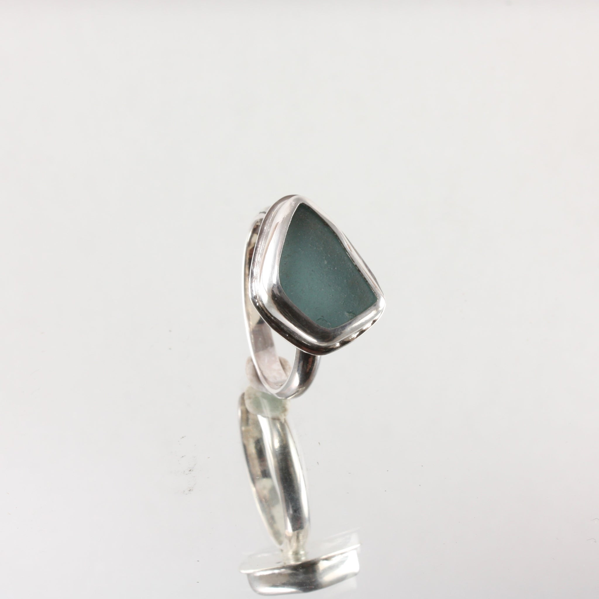 Aqua Sea Glass Ring – poonkinneyforge